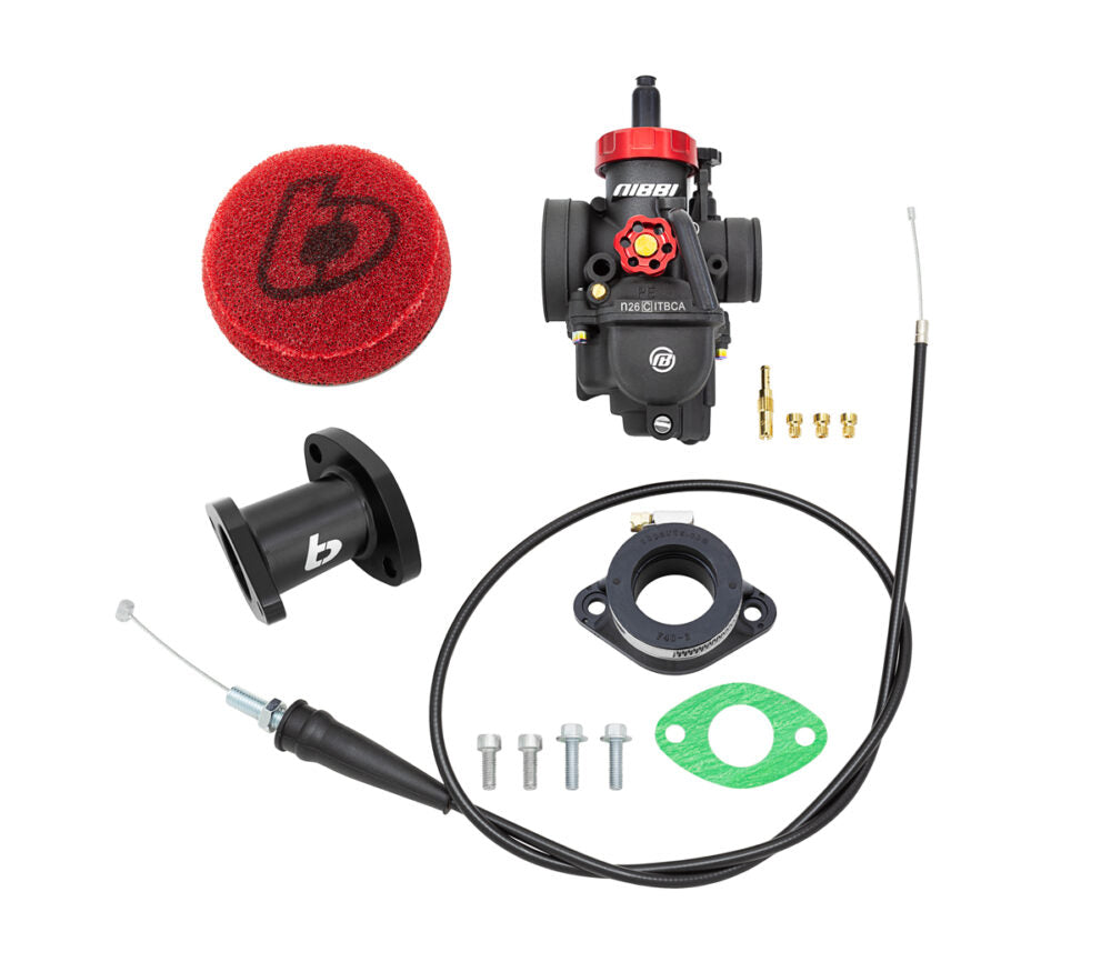 TB Carb Kit, Nibbi PE26 – KLX140 – Factory Minibikes