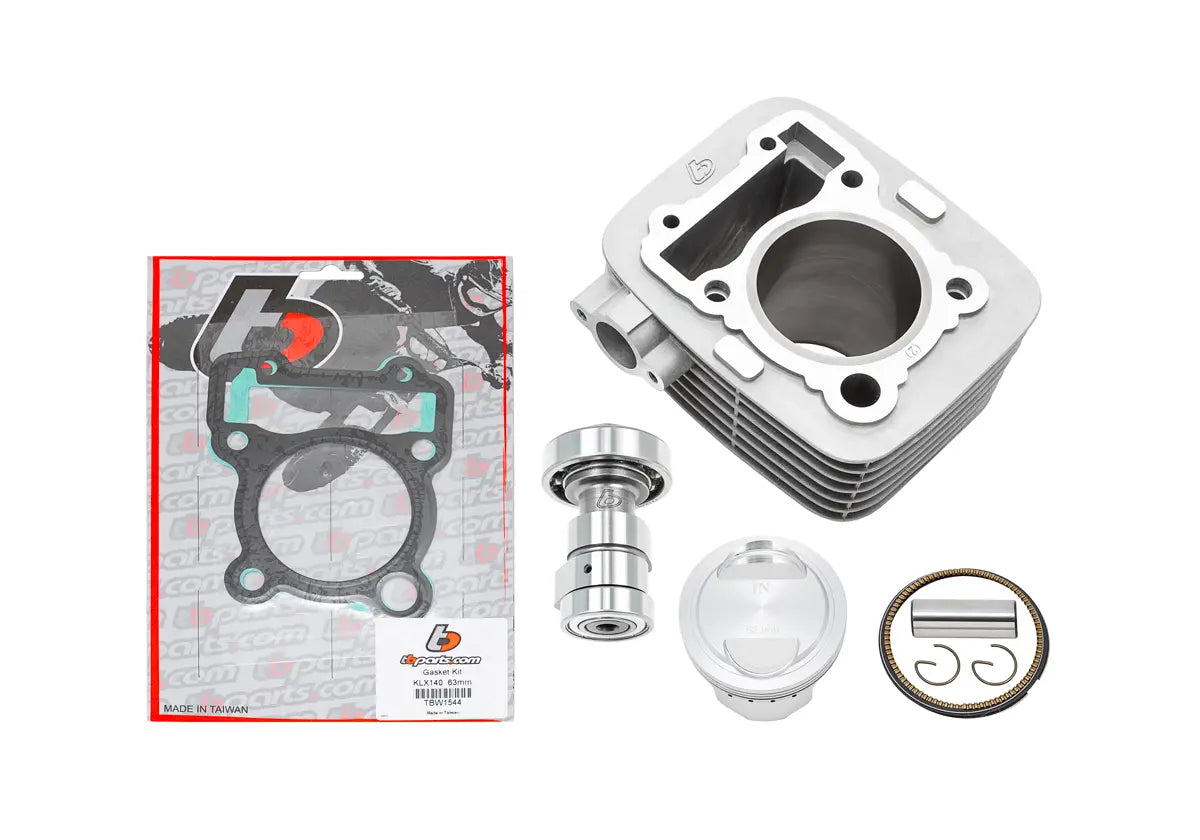 High Comp 170cc Big Bore Kit w/ Forged Piston & Cam - All KLX140 ...