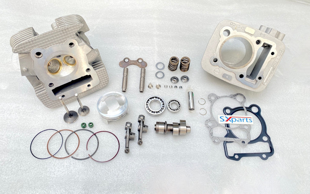 170cc/63mm Big Bore Kit with Camshaft and 31/25 Big Valve Head - All K ...