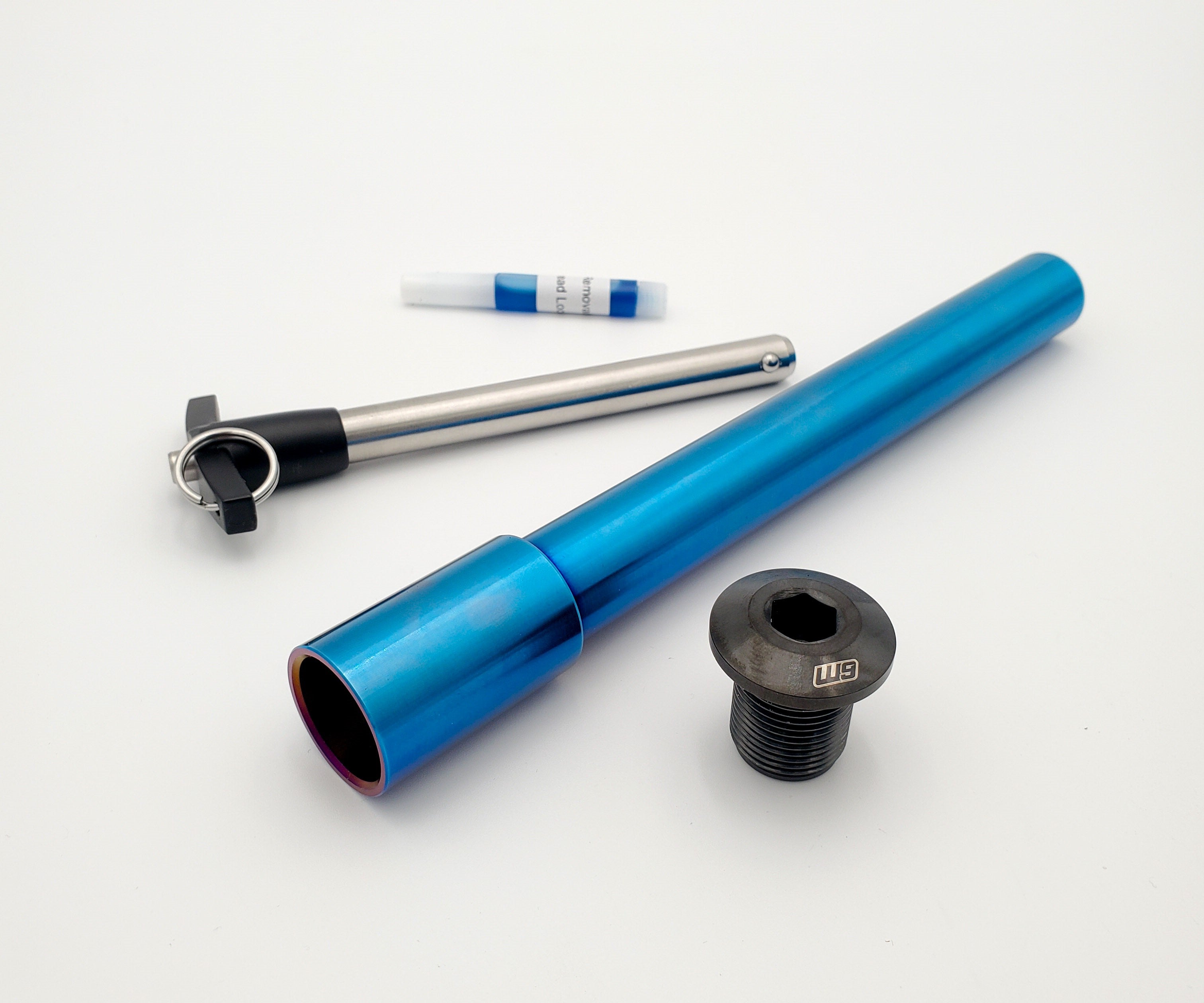 Stark Varg Titanium Front Axle – Factory Minibikes