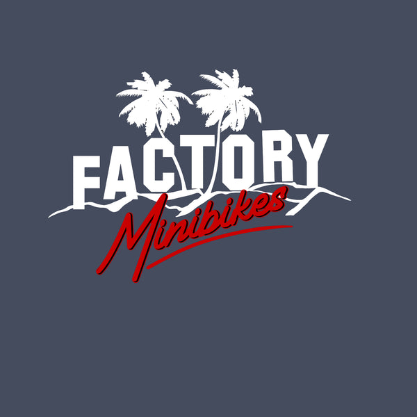 New Factory Minibikes Hollywood Hills T-Shirt - Adult | Factory Minibikes