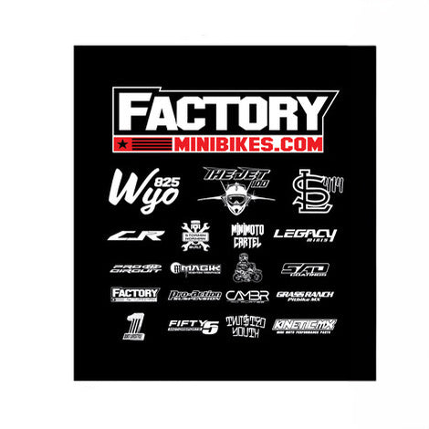 Factory Team Race Tee - Adult | Factory Minibikes
