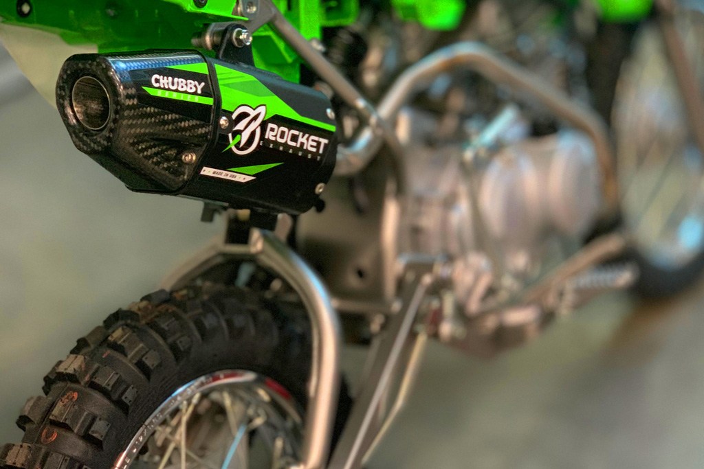 Rocket Exhaust Full System - Chubby Series - KLX110/L/R | Factory Minibikes