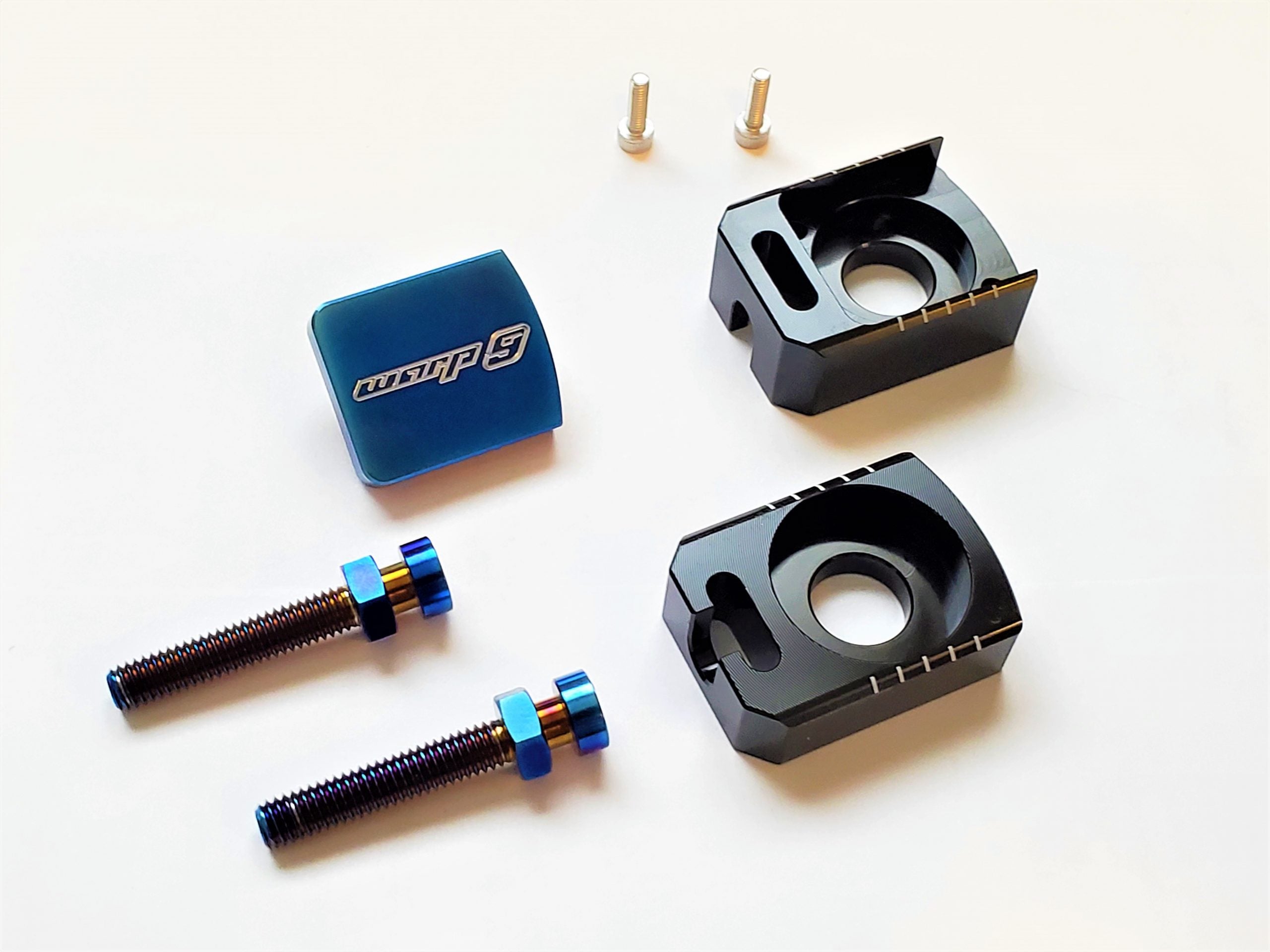 Lockdown Axle Blocks - Titanium – Factory Minibikes