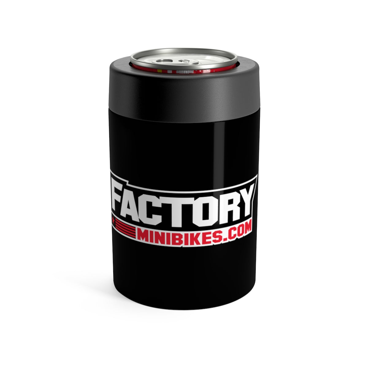 Factory Minis Beer Can Cooler - Black – Factory Minibikes