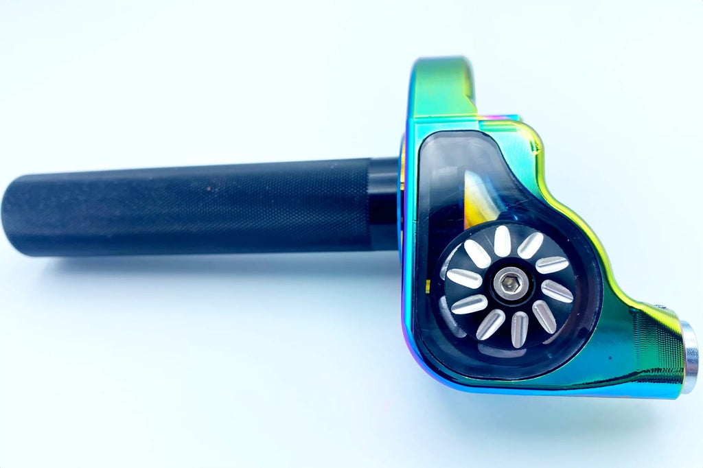 T-Rex Race Spec Billet Throttle for Kawasaki KLX110 w/ Aftermarket Carb ...