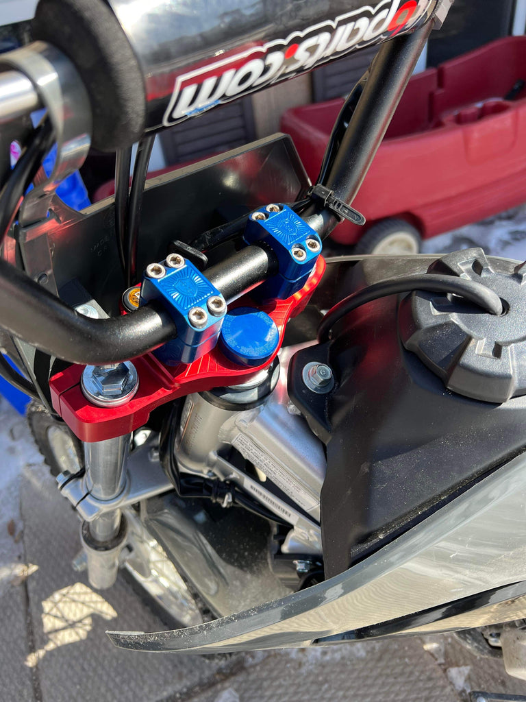 Billet Top Clamp and Bar Mount - ClipTech Customs - CRF110F & CRF125F ...