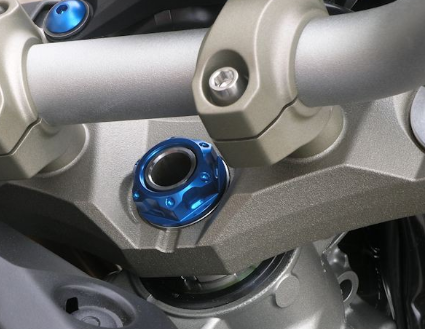 Aluminum Steering Stem Nut - Open Flanged | Factory Minibikes