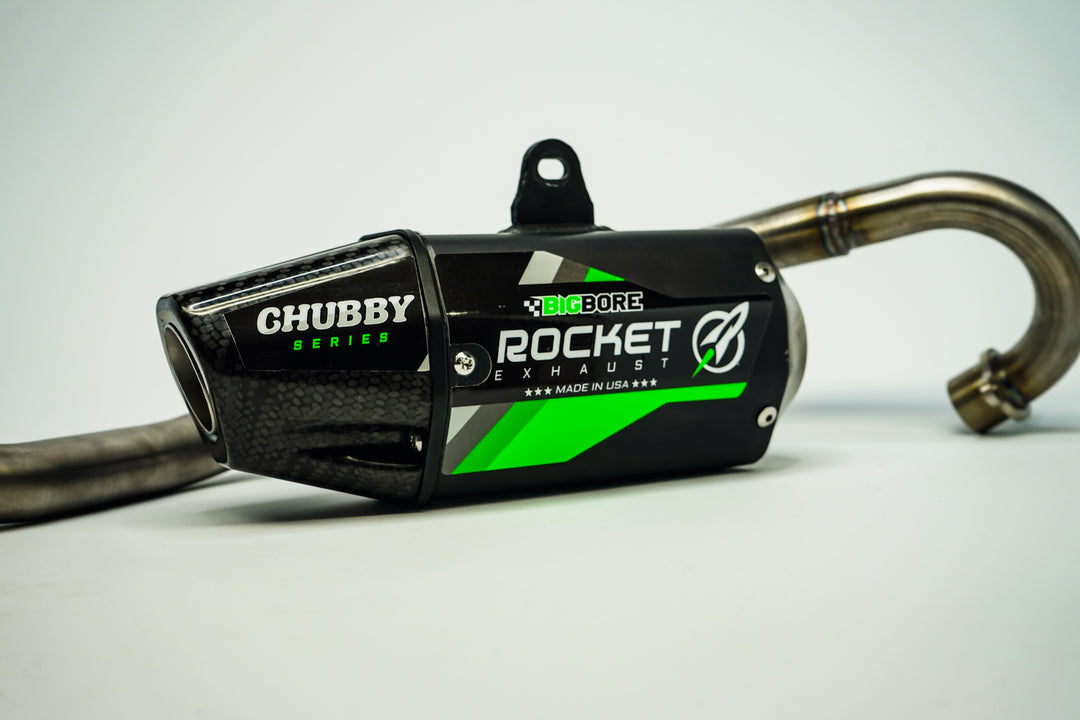 Rocket BIG BORE Full Exhaust System - Chubby Series - KLX110/L/R ...
