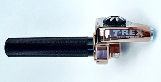 T-Rex Race Spec Billet Throttle for Kawasaki KLX110 w/ Aftermarket Carb ...