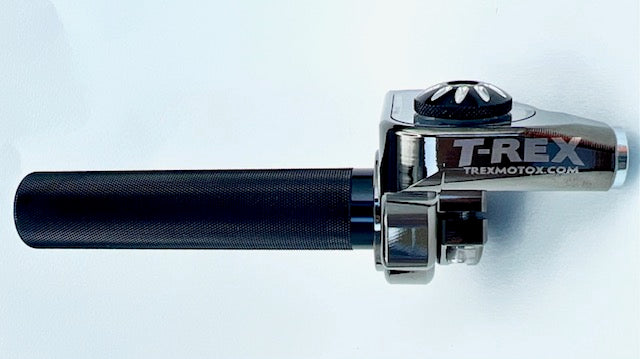 T-Rex Race Spec Billet Throttle for Kawasaki KLX110 w/ Aftermarket Carb ...